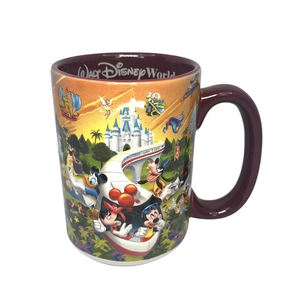 Disney | Dining | Walt Disney World 3d Coffee Mug Four Parks One World ...
